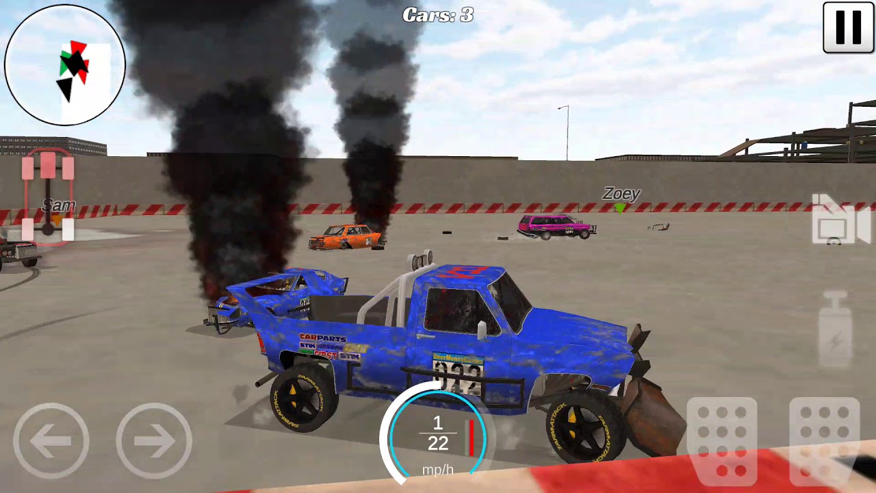 Insane Truck Demo Derby - Demolition Derby 3 - YouTube