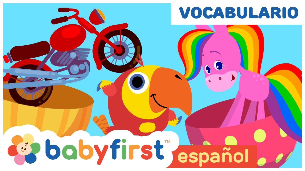 Primeras Palabras para Bebes en Español | Huevos Surpresas con Larry el ...