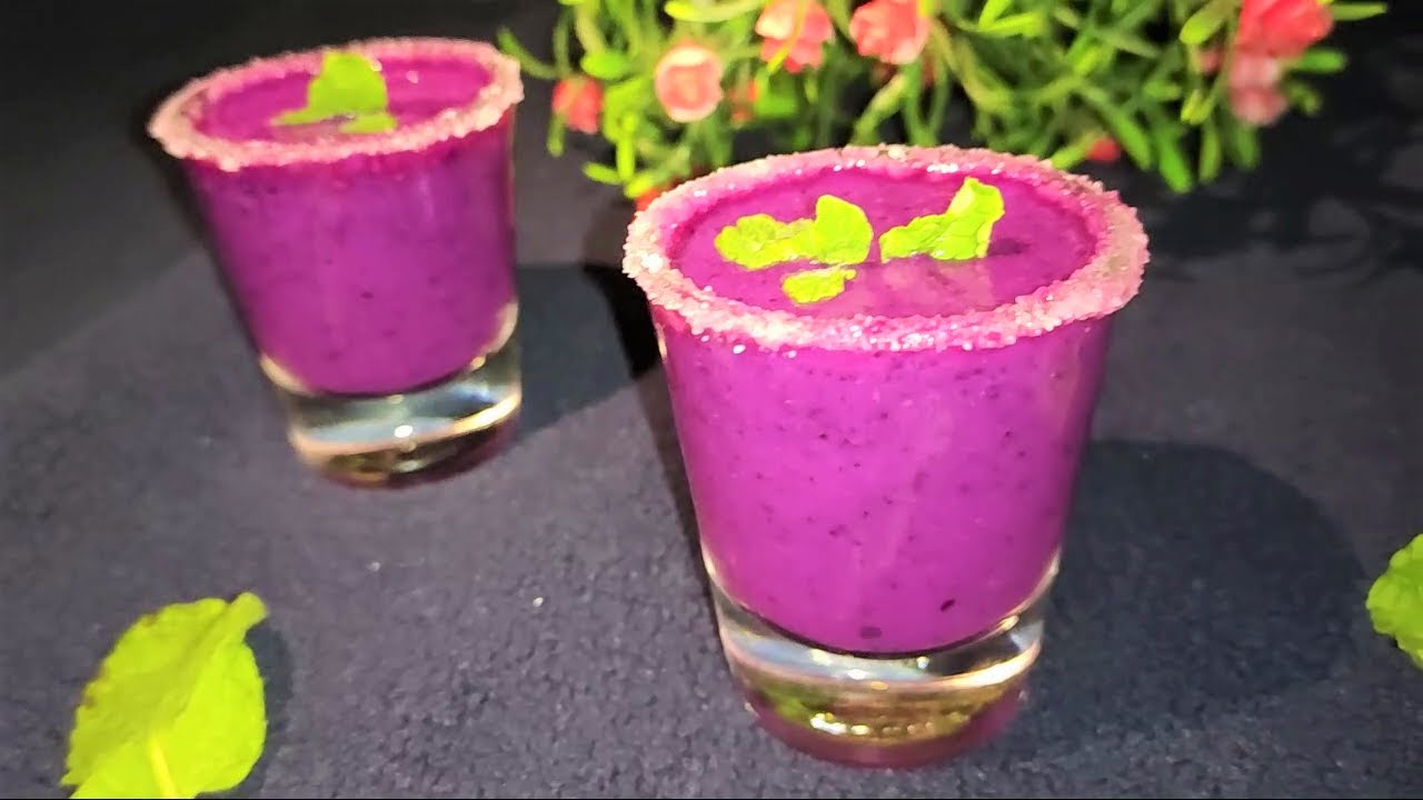 JAMUN SHOTS II HEALTHY DRINK II INSTANT RECIPE II QUICK RECIPE II READY ...