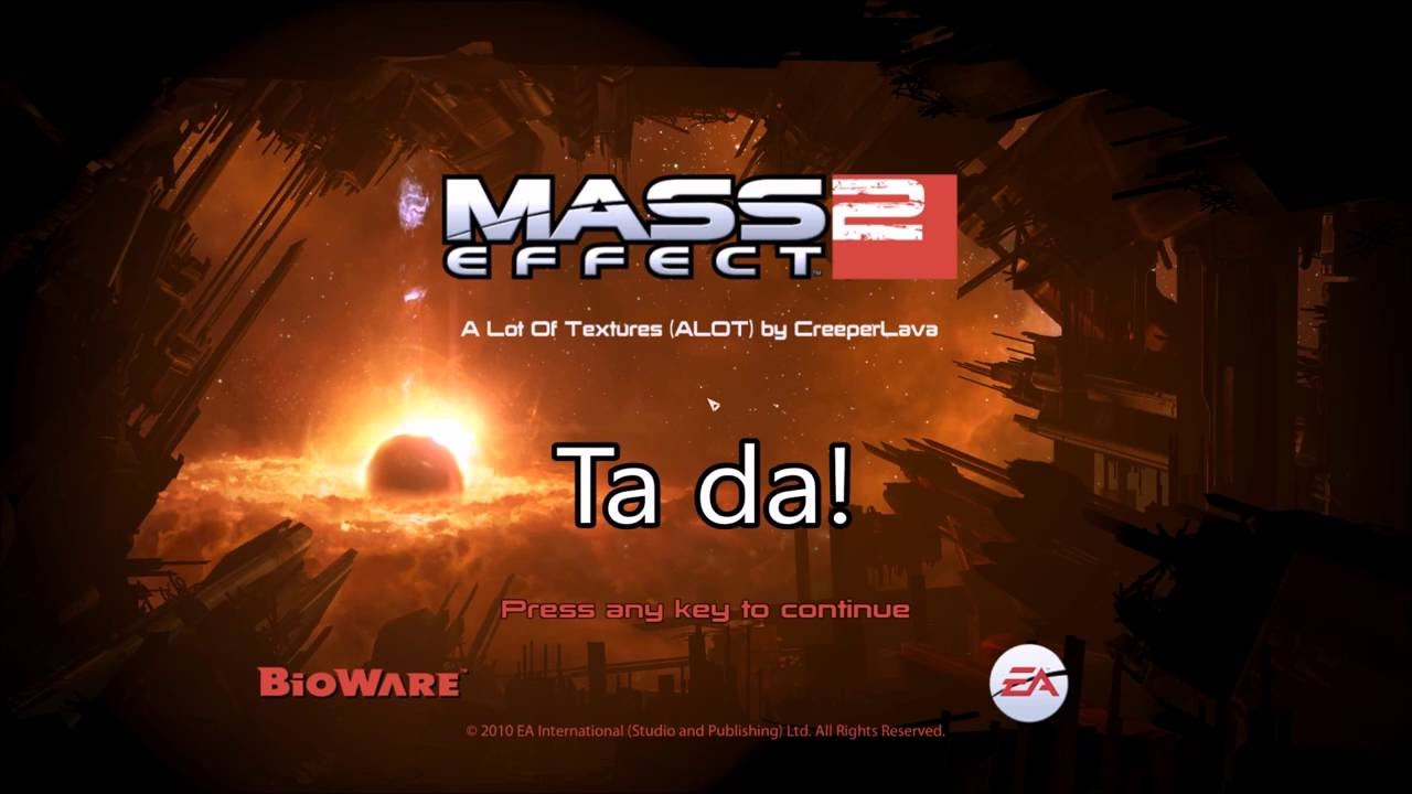 How to install ALOT texture pack for Mass Effect 2/3 (Outdated) - YouTube
