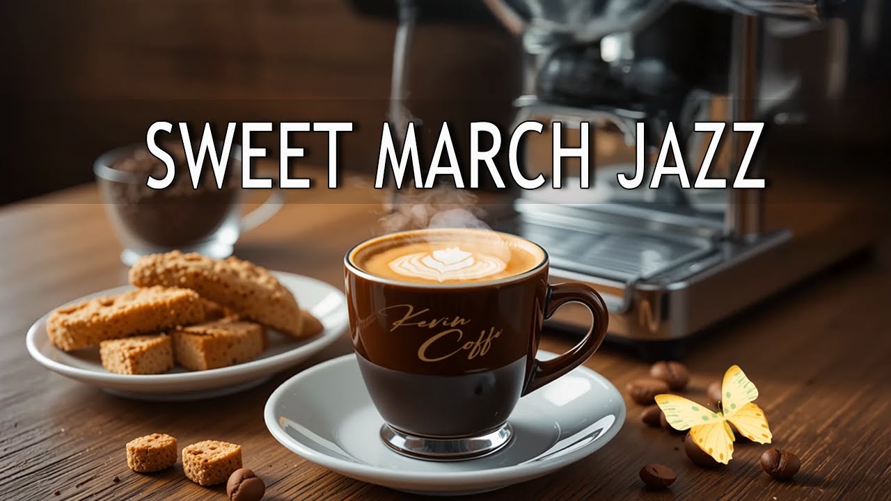 Sweet March Jazz ☕ Relaxing Morning Coffee Jazz & Positive Bossa Nova ...