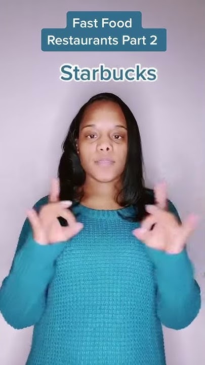 How to Sign Fast Food Restaurants in ASL Part 2 | Fast Food Restaurants ...