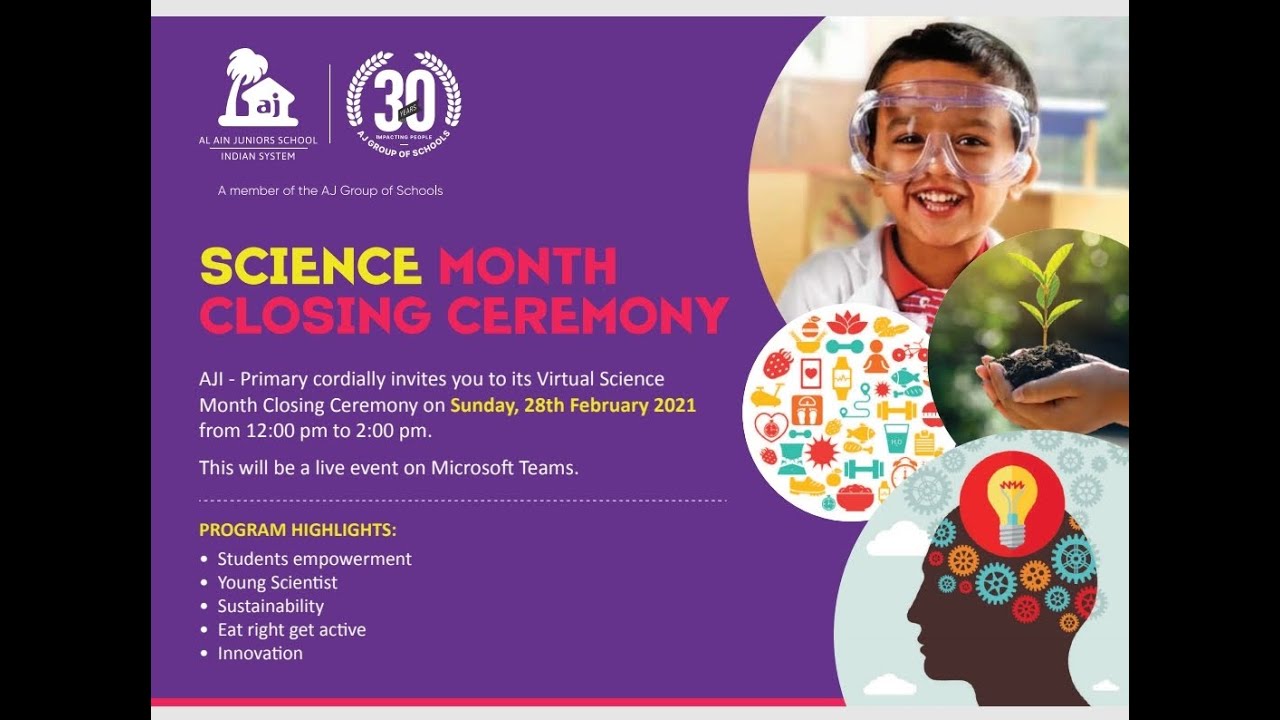 Science Month Closing Ceremony AJIP - YouTube