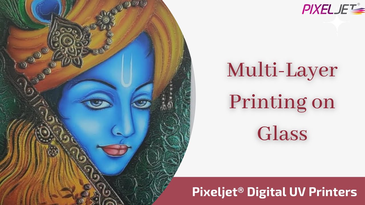 Direct Printing on Glass using Pixeljet® Digital UV Printer - YouTube