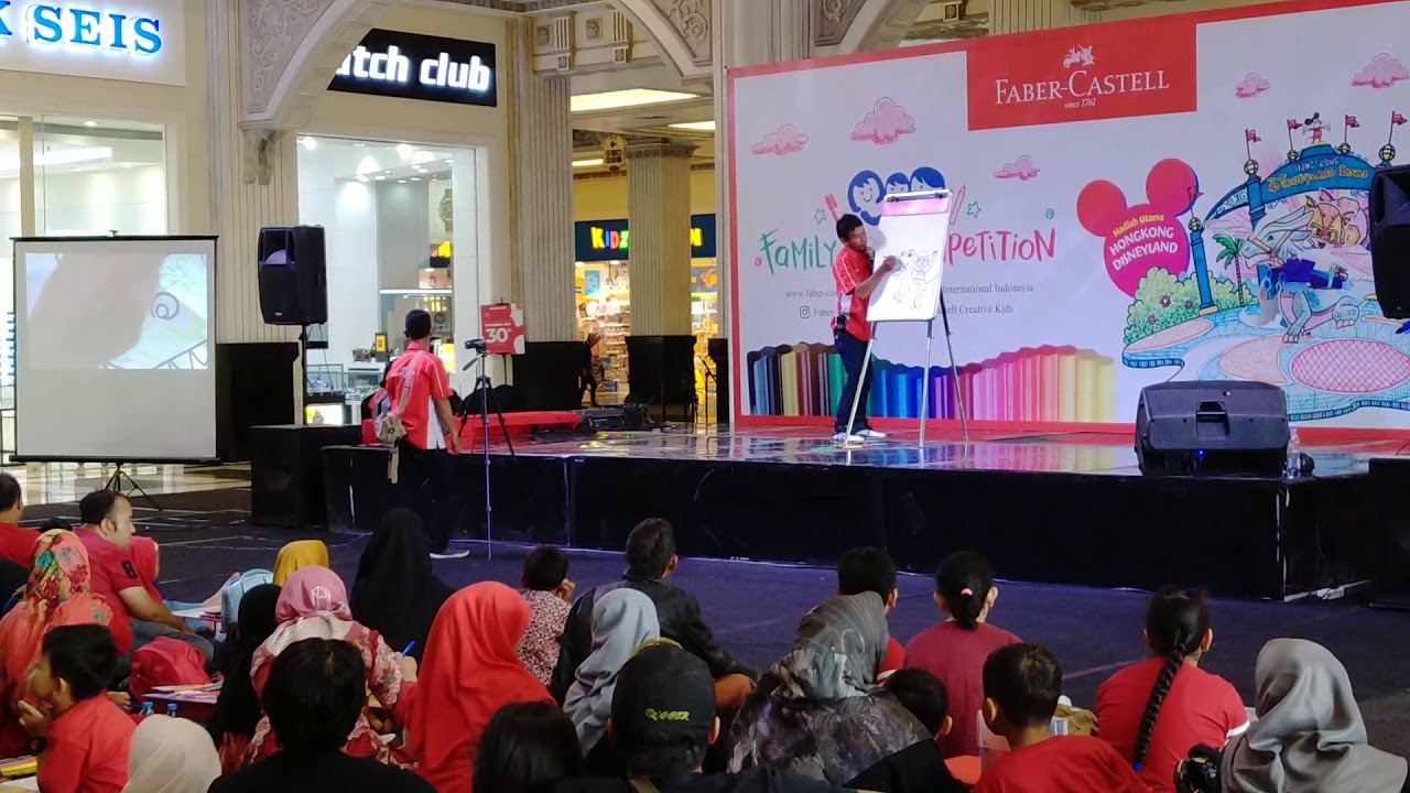 Family art competition faber castell jogja 2020 - YouTube