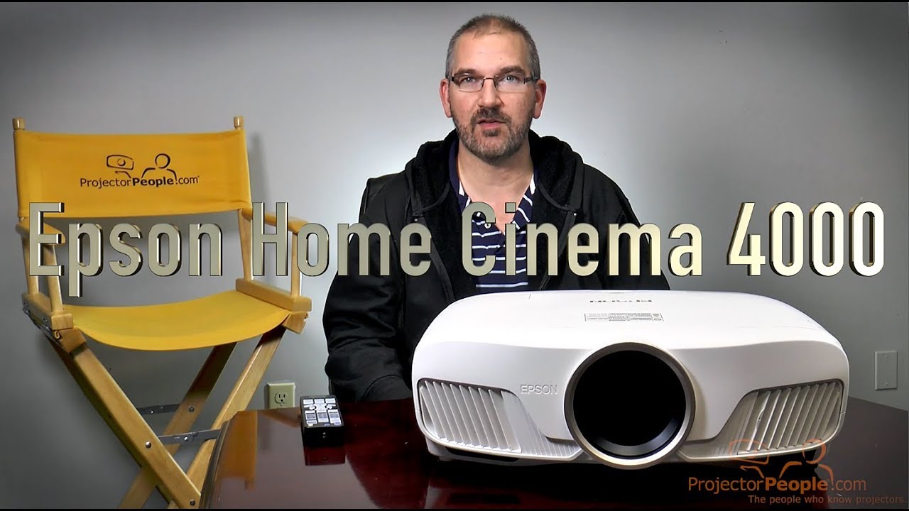 Epson Home Cinema 4000 3LCD Projector with 4K Enhancement - YouTube