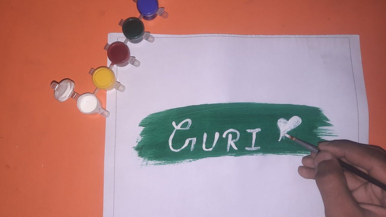 Guri Name Draw /Comment Your Name - YouTube