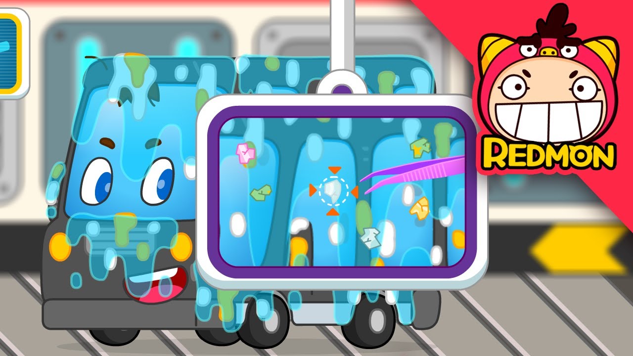 Egged Van | Easy Clean Repair Shop | Save the truck | Cartoons | REDMON ...