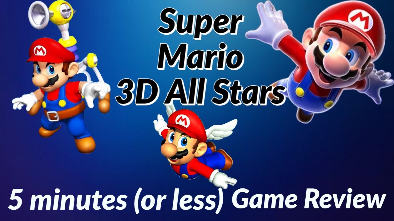 5 Minutes (or less) Game Review - Super Mario 3D All Stars - YouTube
