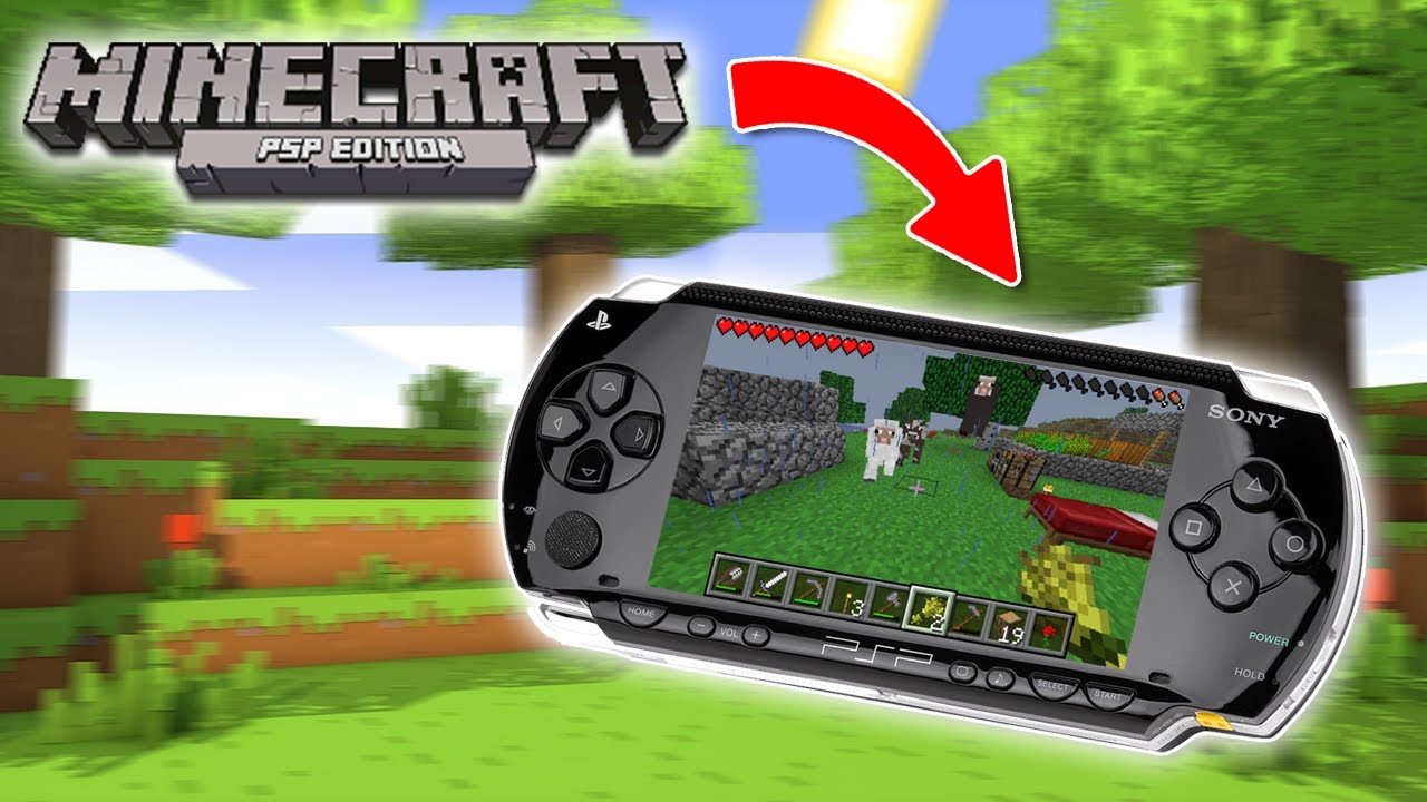 El MINECRAFT COMPATIBLE con PSP 1000 | LA MÁS ACTUALIZADA | luigi2498 ...