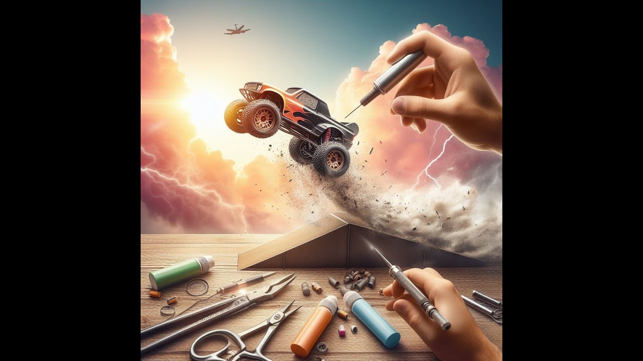 The 70 MPH RC car jump videohh - YouTube