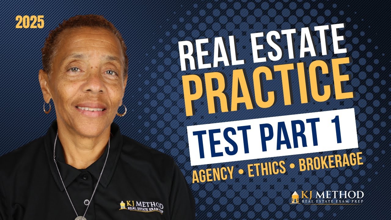 💡 Real Estate Practice Test Part 1 | Must-Know Exam Questions with KJ ...