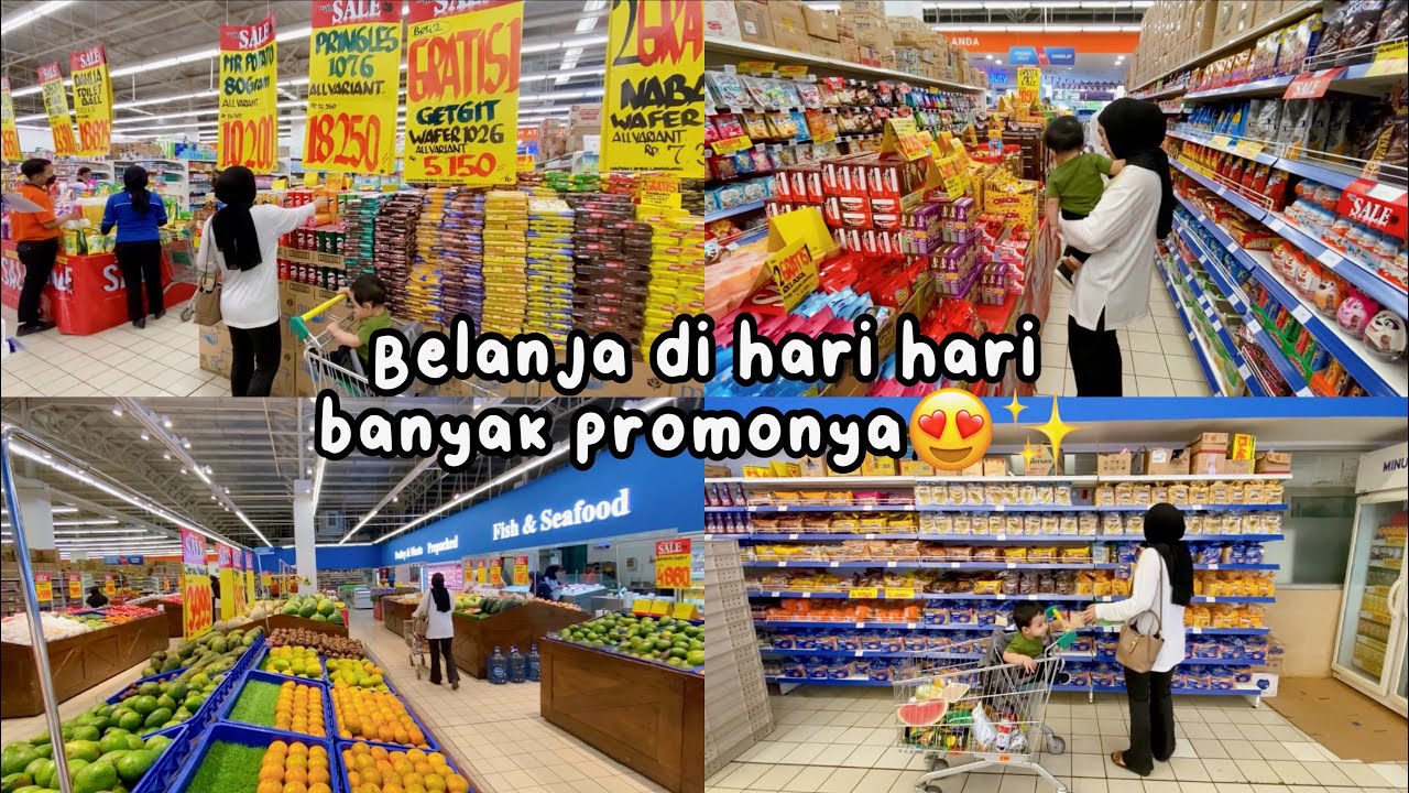 BELANJA DI HARI HARI BANYAK PROMONYA - YouTube