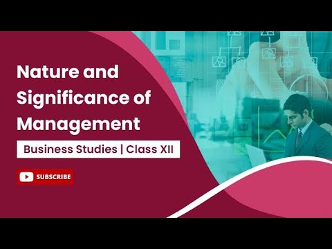 Nature of management class 12 business studies/importance of management ...