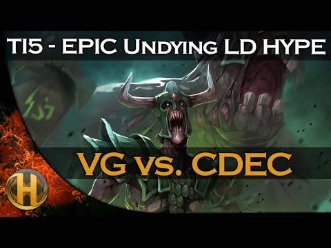 CDEC.Xz EPIC Undying JUKES LD HYPE CAST Dota 2 TI5 - YouTube