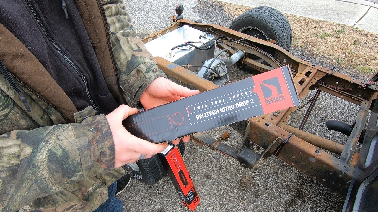 almost got the Belltech Nitro Drop 2 shocks installed - YouTube