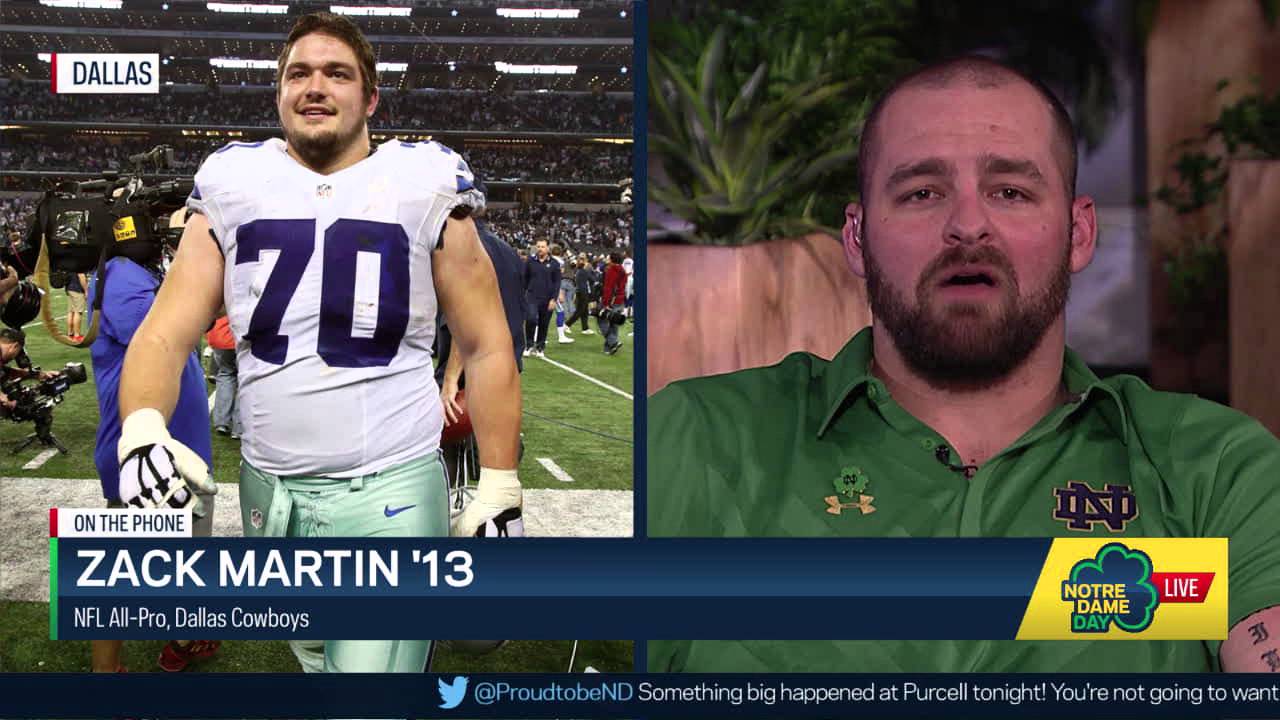 Zack Martin Interview - Notre Dame Day 2016 - YouTube