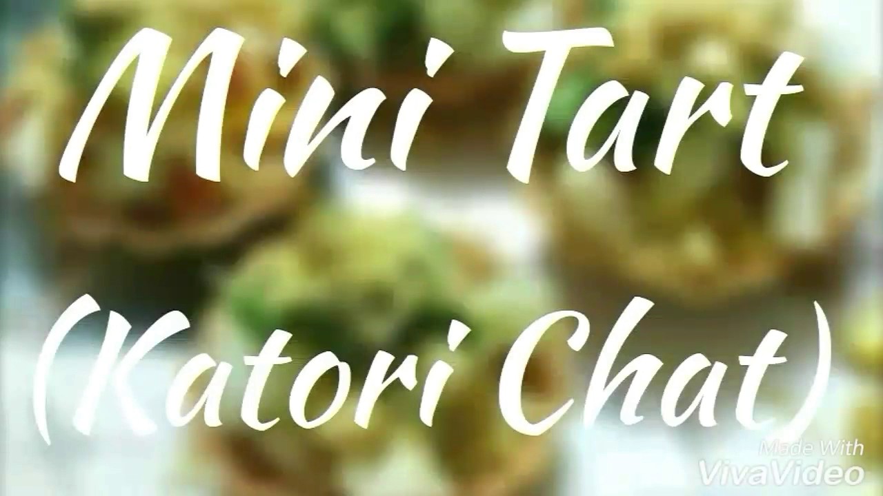 Katori Chat Recipe ( Mini Tart / Canapes ) - YouTube