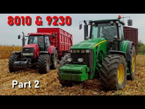 Case IH 9230 & 8010 - Corn harvest 2019 - Part 2 /Optum/Puma/6R/8330 ...