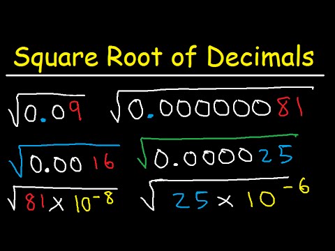 How To Square Root A Number In Scientific Notation
