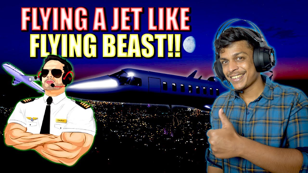 FLYING A JET LIKE FLYING BEAST 😨 - YouTube