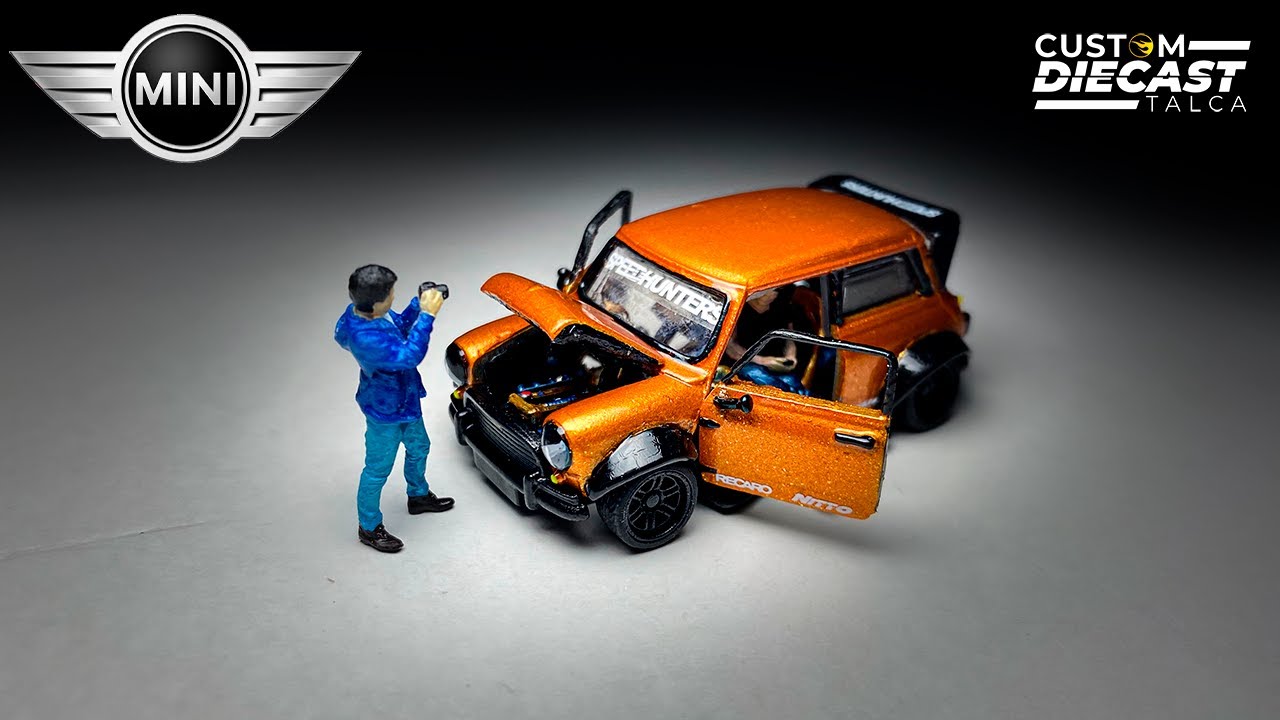 🔥Custom Austin Mini Cooper SpeedHunter (Body Kit estireno)🔥 - YouTube