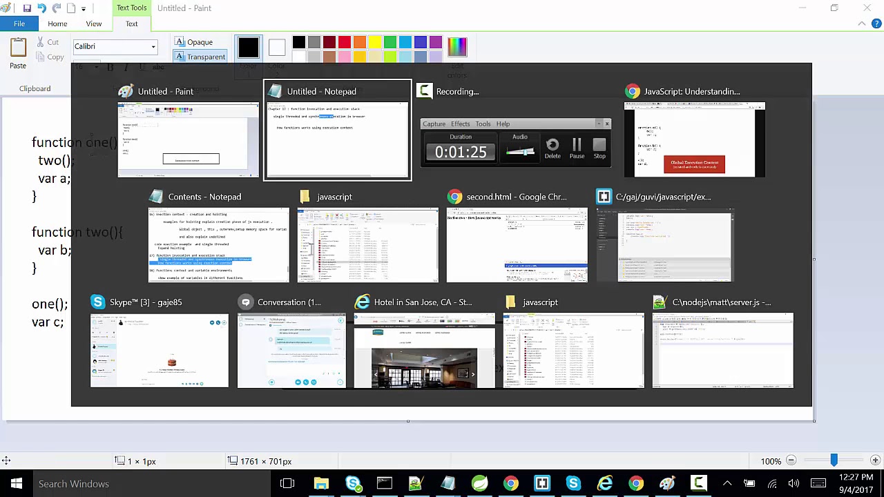 17 javascript execution stack - YouTube