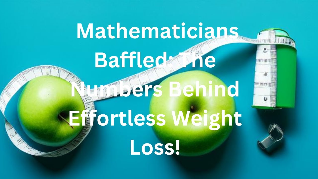 How To Lose Weight The Real Math Behind Weight Loss - YouTube