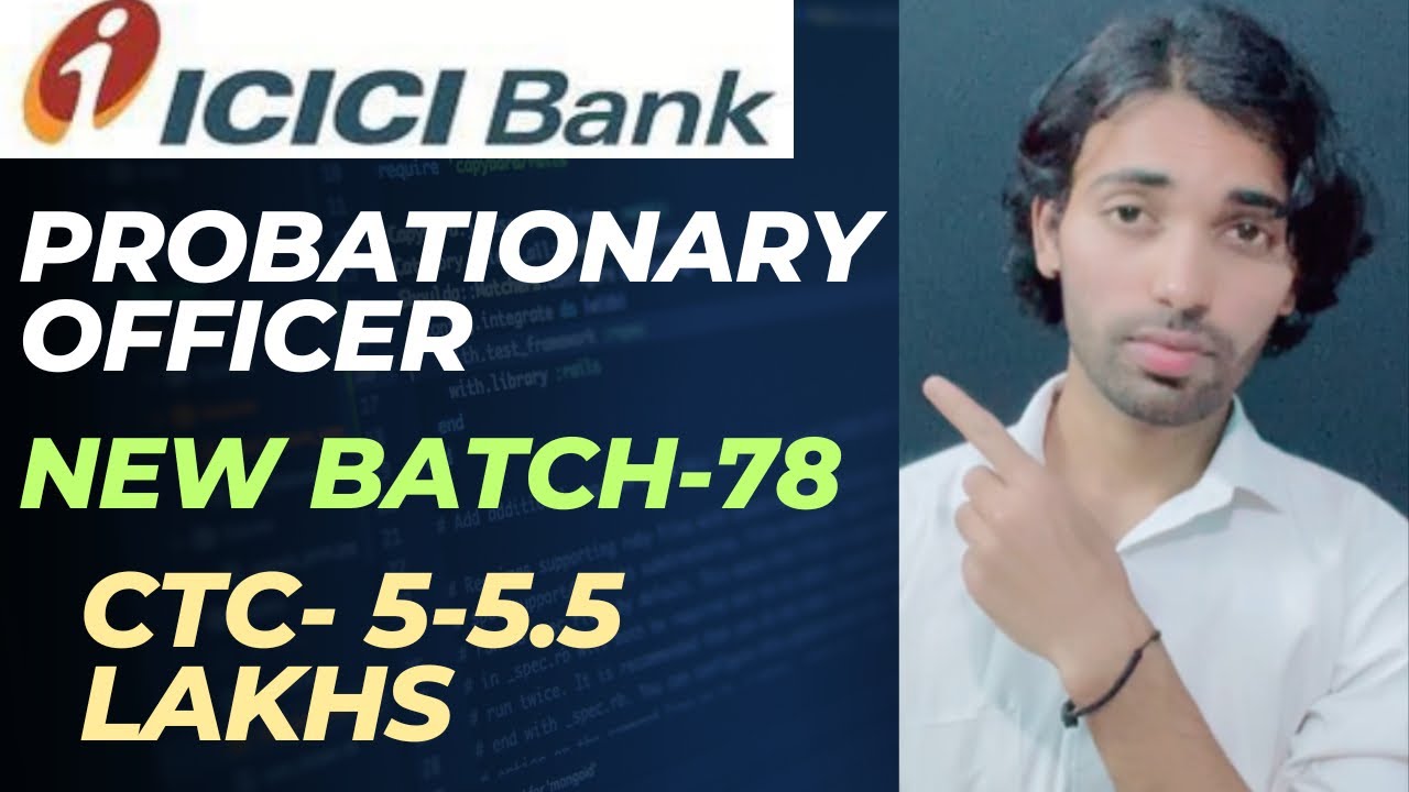 ICICI PO PROGRAM | BATCH-78|ICICI PROBATIONARY OFFICER #icicibank # ...