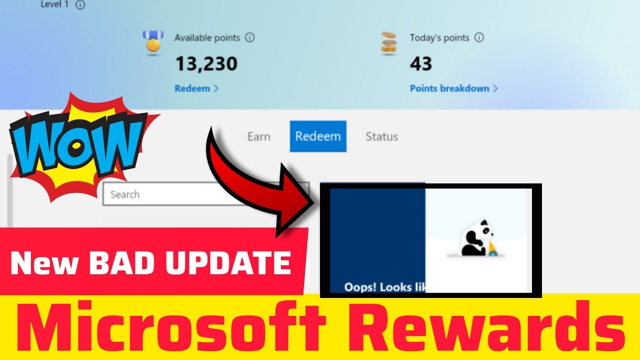 Microsoft Rewards Unlimited Points | Microsoft Rewards new Bad Update ...