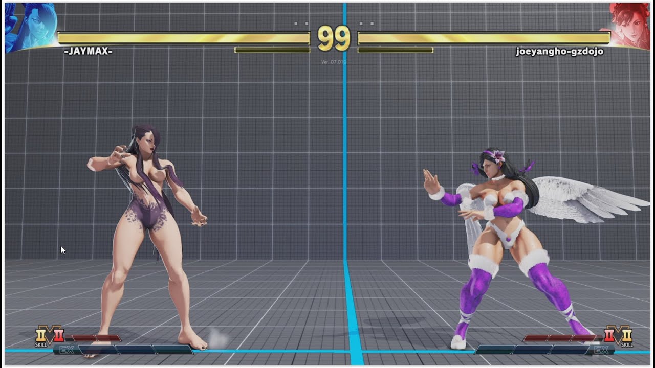 SF5 CE PC MODS - ANGEL CHUN-LI vs FEMALE SETH - STREET FIGHTER V CE - YouTube