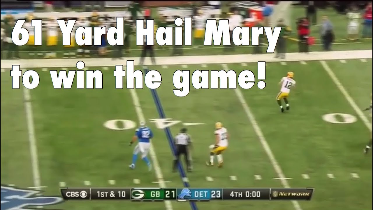NFL Game Winning Touchdowns With No Time Remaining - YouTube