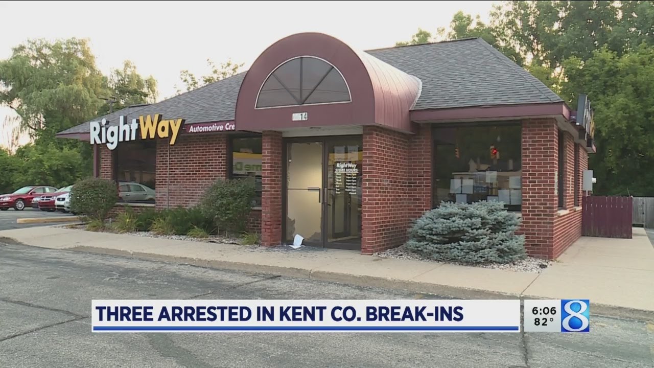 Deputies arrest 3 as rash of Kent County break-ins continues - YouTube
