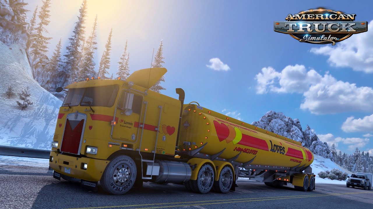 ATS - Kenworth K100E winter oil delivery | Zeemods CAT C-15 MBN engine ...