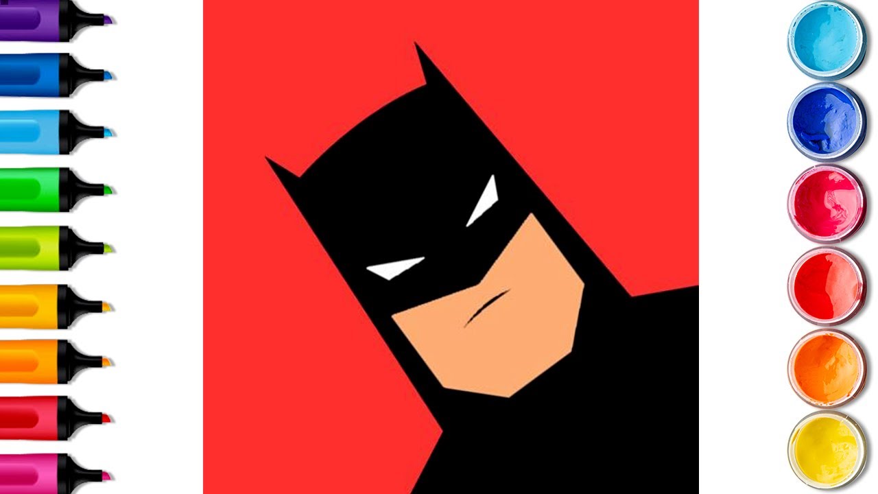 How to Draw Batman | Easy Cartoon Batman Drawing for Kids - YouTube