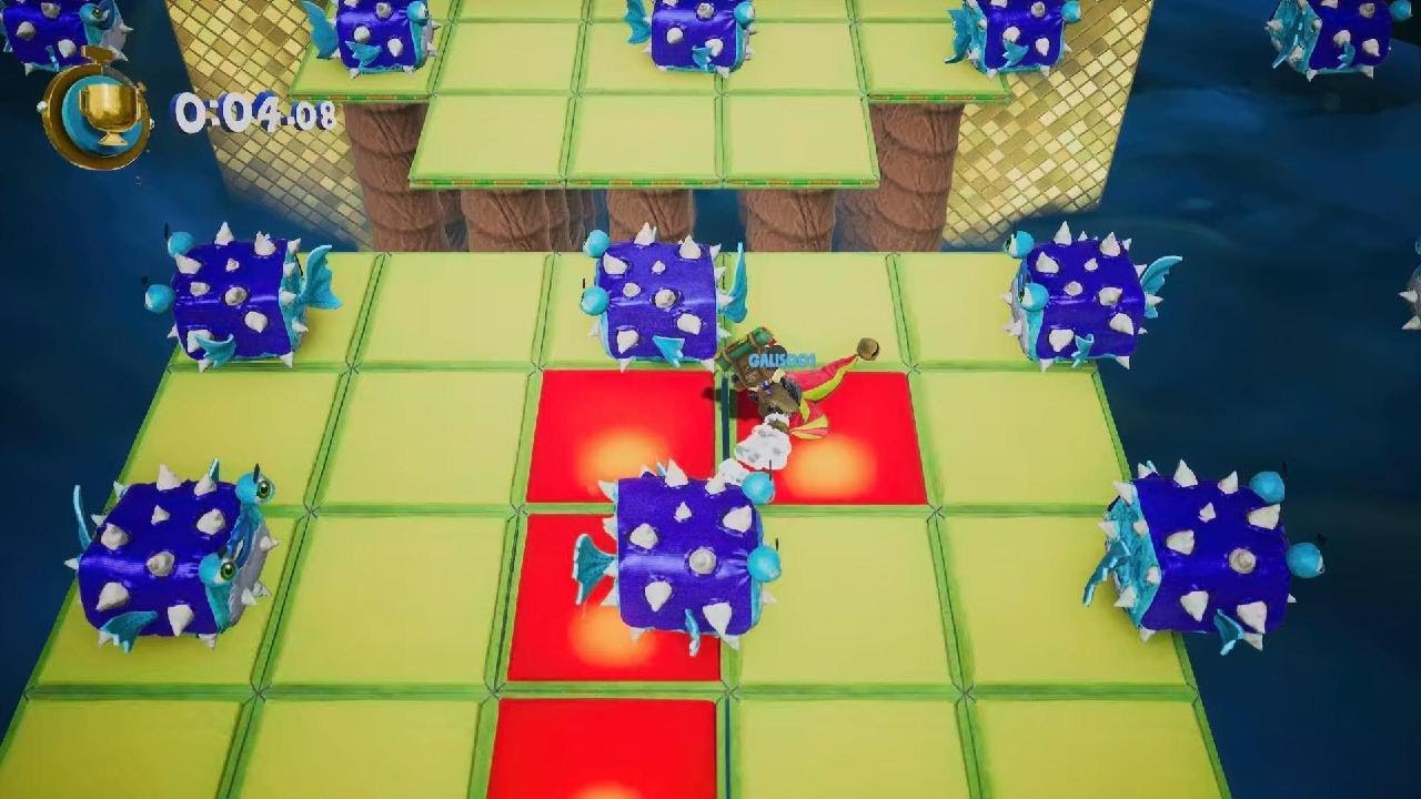 Knitted Knight Challenge: Fish 'n' Slips: Gold - YouTube