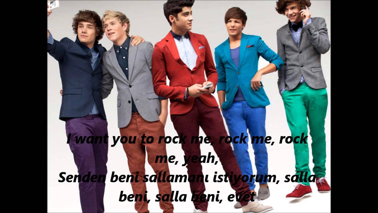 One Direction Rock Me Lyrics Türkçe Altyazı (Turkish-English Sub ...