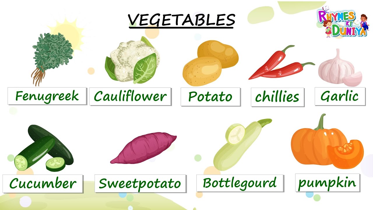 Vegetable Names Made Easy: Fun Learning for Kids! Let's Get Veggie! Fun ...
