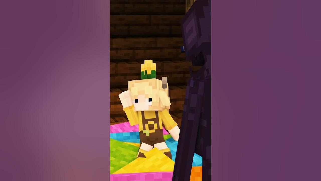 Studying in a Minecraft library - YouTube