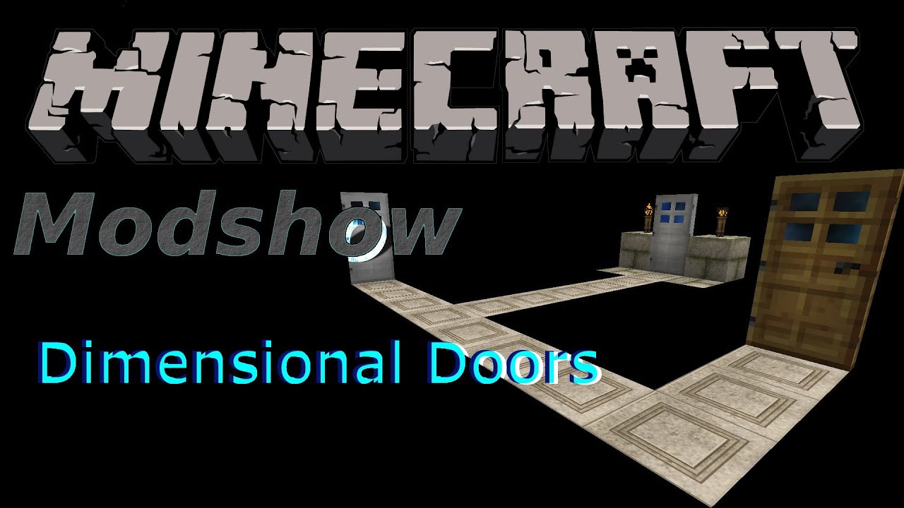 Minecraft DIMENSIONAL DOORS MOD - YouTube