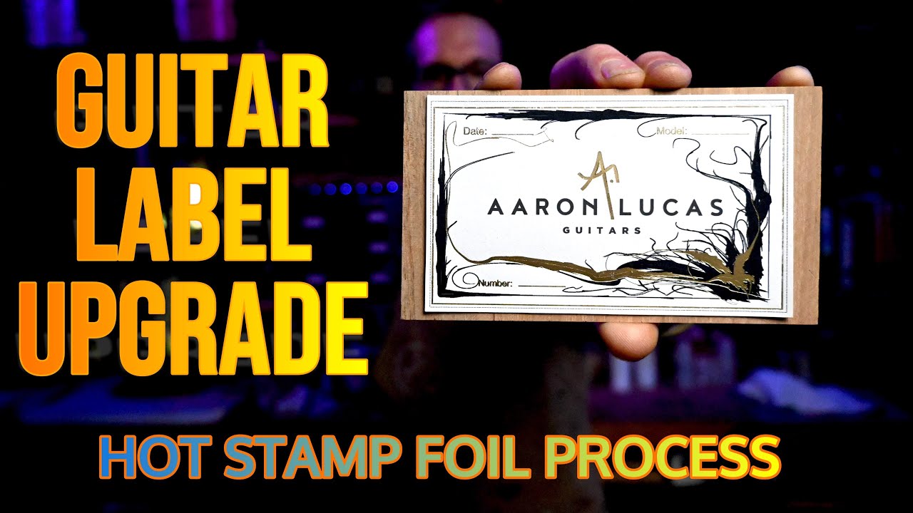 Guitar Label Upgrade - YouTube