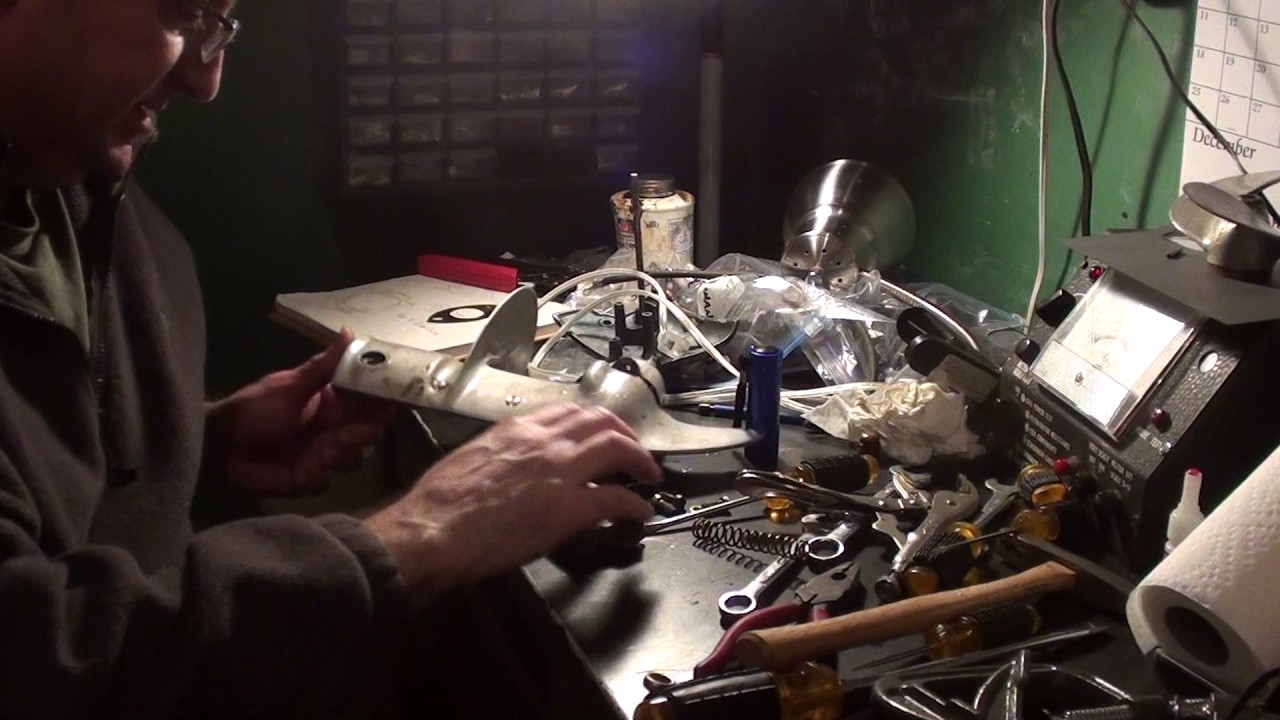 1936 3.7HP Johnson 300 Lower Unit Diagnostics - Part 3 - YouTube