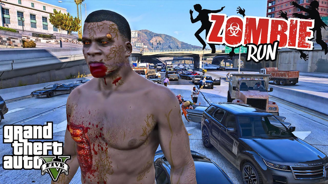 GTA 5 - FRANKLIN Becomes A ZOMBIE || Part 4 || GTA 5 MODS - YouTube