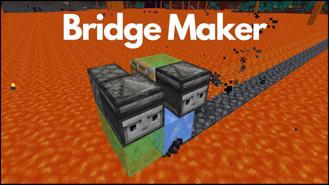 Minecraft: Basalt Bridge Maker (Tutorial) | BlenDigi Shorts #1 - YouTube