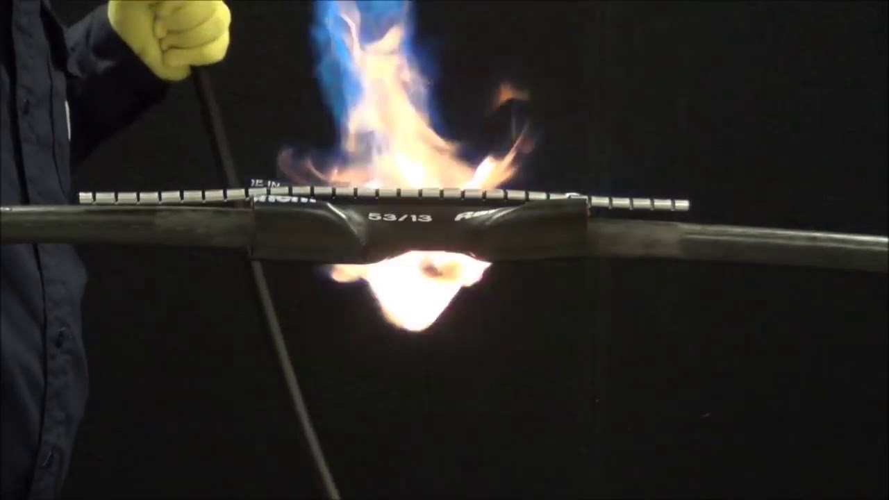 TE Connectivity Raychem CRSM Wrap Around Heat shrink Sleeve - YouTube