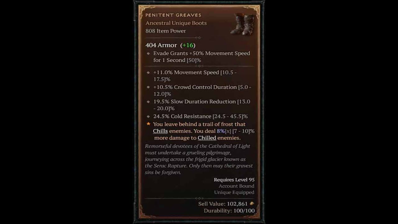 Diablo 4 1.8 Billion Damage with Penitent Greaves- Frank the Barbarian ...
