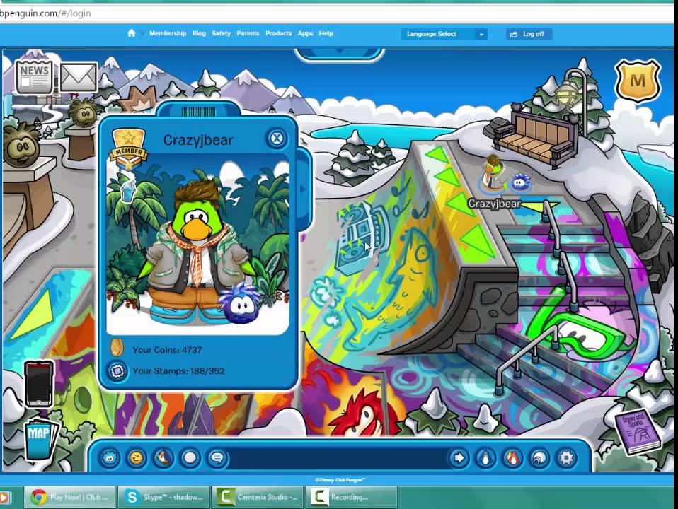 Club Penguin Glitches - YouTube