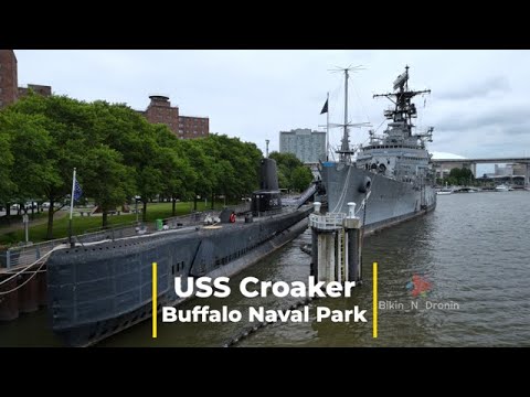 Aerial Drone Footage of USS Croaker SS-246 | DJI Mini4 Pro - YouTube