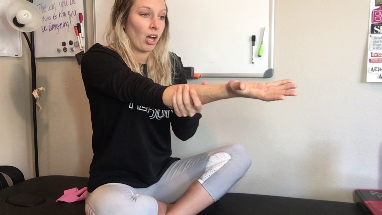 Active Elbow Supinator Stretch & Active Elbow Pronation Stretch - YouTube