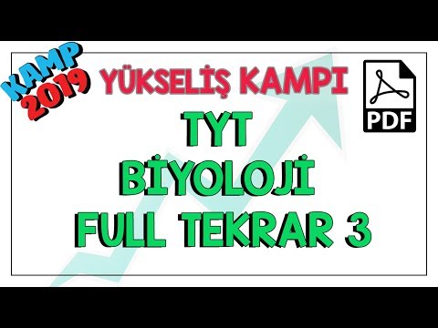 TYT Biyoloji Full Tekrar 3 | Kamp2019 #yükselişkampı